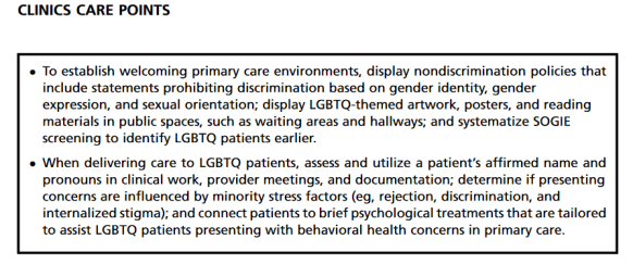 Affirming Care for LGBTQ patients | Evidence Matters